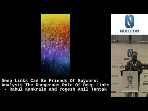 nullcon talk analysis the dangerous role of deep links from nullcon