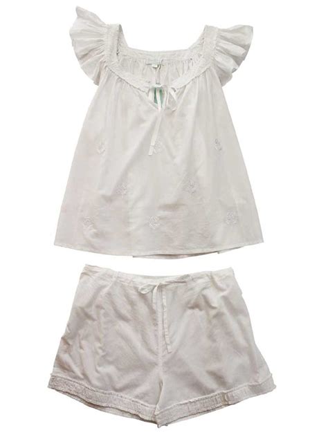 Margo Short Set Cotton Pyjamas Sizes 10 12 And 14 16 Classic Cotton