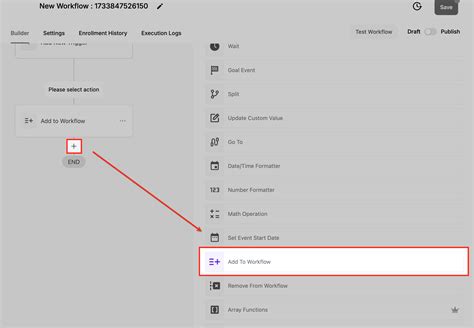 Action Add To Workflow Workflow Action Add To Workflow