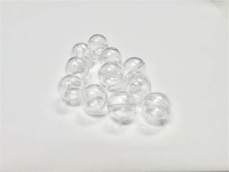 Clear 15mm Empty Capsules For Gumball Machines Mini Toy Vending Caps