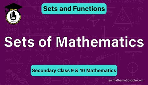 Sets Of Mathematics Mathematics Gurukul Goln English