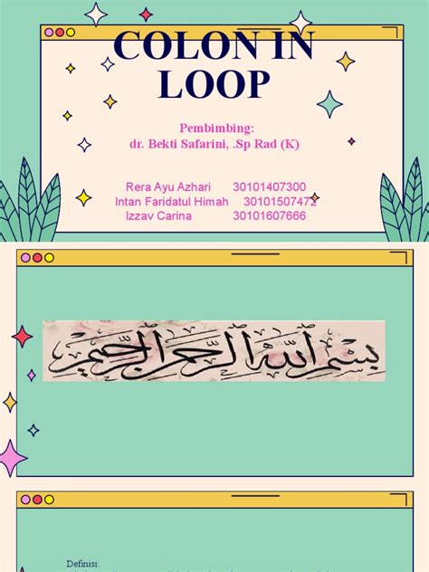 Bst Colon In Looppptx Pdf
