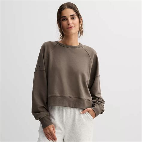 Womens Flx Embrace Oversized Crewneck Sweatshirt
