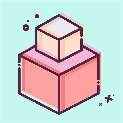 Icon 3d Modeling Related To Creative Concept Symbol Mbe Style Simple