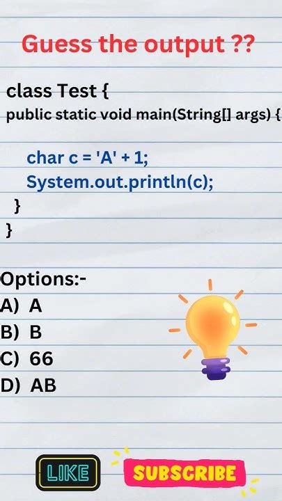 Day 3 Guess The Output Of The Java Program Java Interview Questions