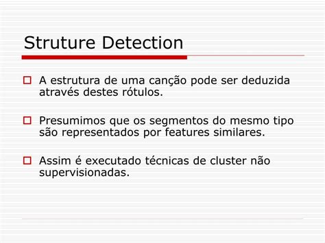 Ppt Automatic Audio Segmentation Segment Boundary And Structure Detection In Popular Music