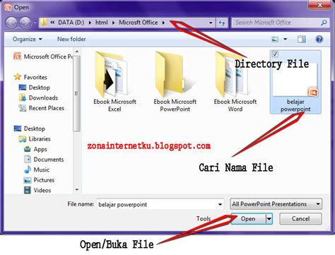 Cara Membuka Dan Menutup Dokumen Pada Microsoft Office Powerpoint 2007