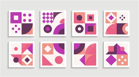 간단한 모양과 그림으로 설정된 현대 기하학적 아트웍 포스터 무늬 장식적인 그림 Png 일러스트 및 벡터 에 대한 무료 다운로드 Pngtree