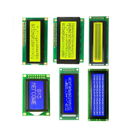 Customizable 16x2 16x4 20x2 20x4 Green Background Character Lcm Mono Lcd Panel Lcd Display And