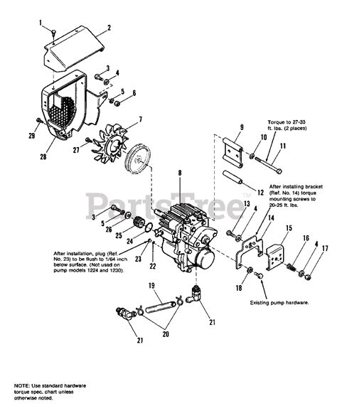 Simplicity 7112 1690745 Simplicity 42 Garden Tractor 12hp Hydrostatic Pump Group Later