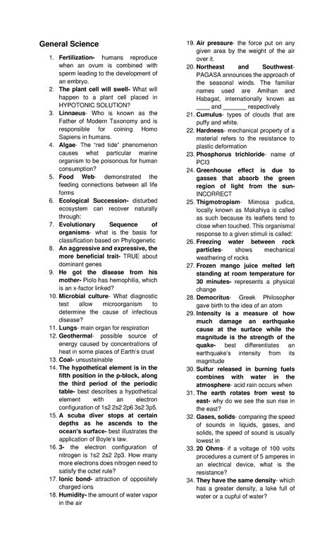 General And Life Science Reviewer General Science Fertilization Humans Reproduce When An Ovum