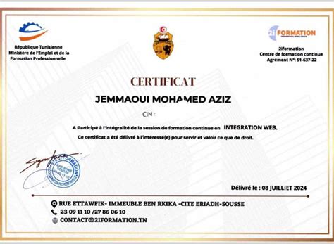 Med Aziz On Linkedin Symfony Angular Webdevelopment Certification Newskills