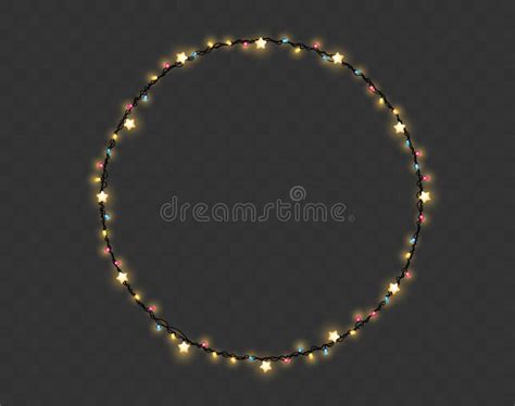 Circle Lights String Stock Illustrations 719 Circle Lights String