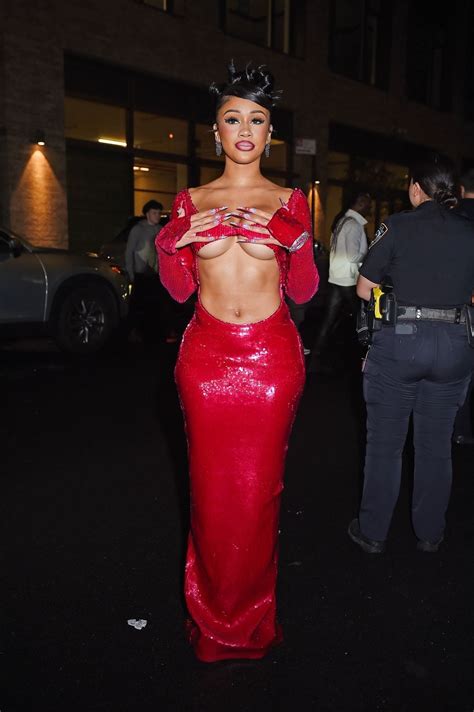 Saweetie Arrives La Quan Smith Fashion Show At New York Fashion Week 09