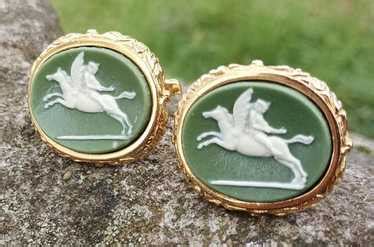 1950s Dante Pegasus Cufflinks Museum Masterpieces Re Gem