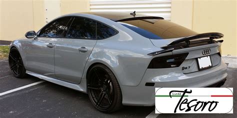 2010 2017 Audi A7 S7 Rs7 Tesoro Style 3pc Rear Lip Spoiler