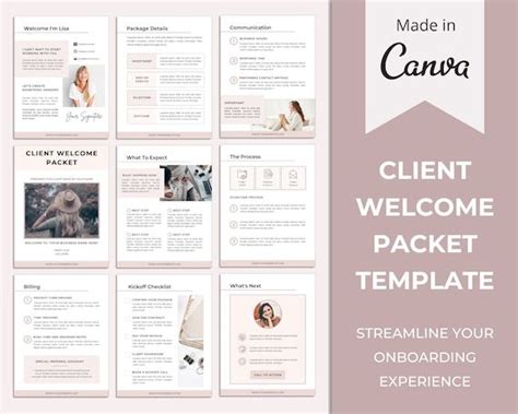 Canva Client Welcome Packet Template Artofit