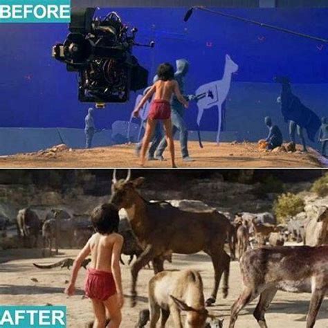 Neel Sethi As Mowgli Behind The Scenes Thejunglebook Disney