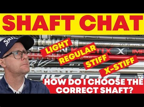 How To Determine Shaft Flex On A Golf Club