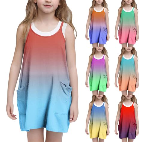 Ashirexll Teen Summer Dresses Girls Summer Dress Summer Dress For