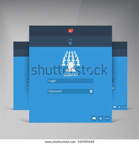 Vector Flat Ui Design Trend Set Stock Vector Royalty Free 169490468 Shutterstock