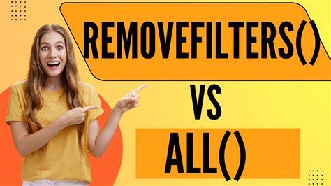 difference between all and removefilters dax functions