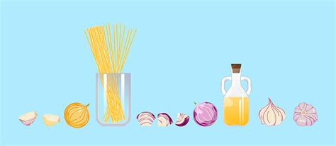 이탈리안 스타일의 파스타와 마카로니 레스토랑 메뉴 피펫 야채와 주걱 맛있는 파스타 벡터 일러스트 레이 션 요리 플랫 만화 스타일 손으로 그린 간판 메뉴 배경에 적합합니다