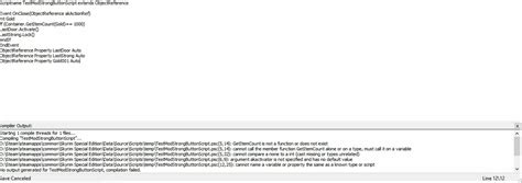 Can Someone Exsplain Why This Script Wont Compile Skyrim Technical