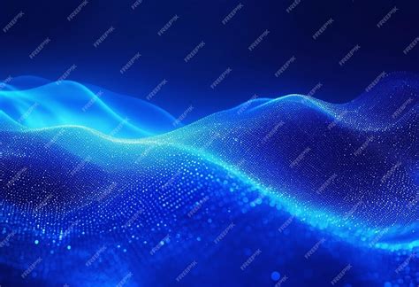 Premium Photo Abstract Futuristic Wavy Background