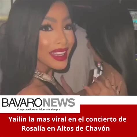 Yailinlamasviraloficial2022 En El Concierto De Rosalía En Altos De