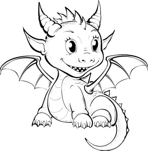 Page 14 Images De Coloriages Dragons Mignons Téléchargement Gratuit