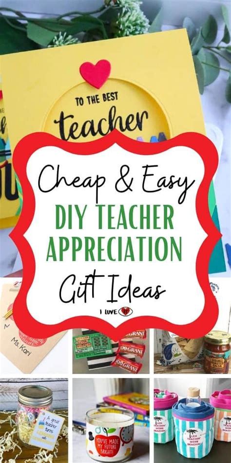 Cheap And Easy Diy Teacher Appreciation Ts [video] Diy Teacher Ts Teacher Appreciation
