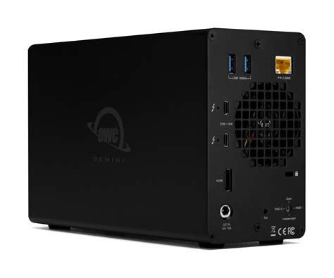 OWC OWCTB3GMA2X08 8TB Gemini Ultra X2 Dock And Dual Drive SSD RAID Storage Full Compass Systems