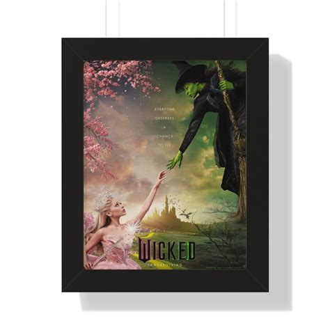 Wicked The Musical Poster Etsy