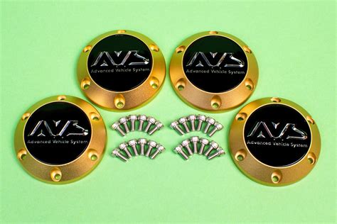 Yokohama Avs Model 6 Center Caps Anodized Tonkotsu Racing