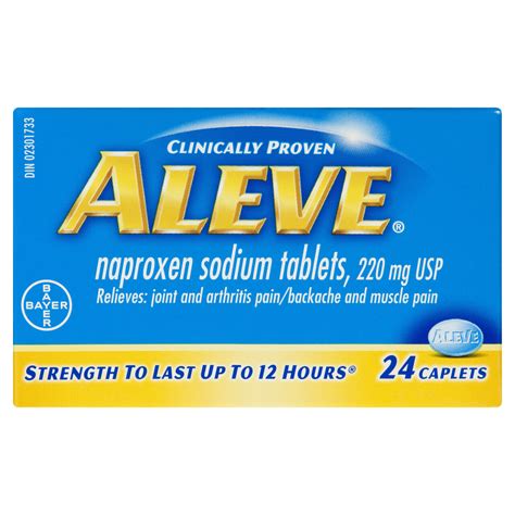 Aleve 220 Mg 24 Caplets Voilà Online Groceries And Offers