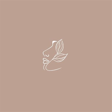 Premium Vector Ecological Leaf Logo Vector Woman Leaf Face