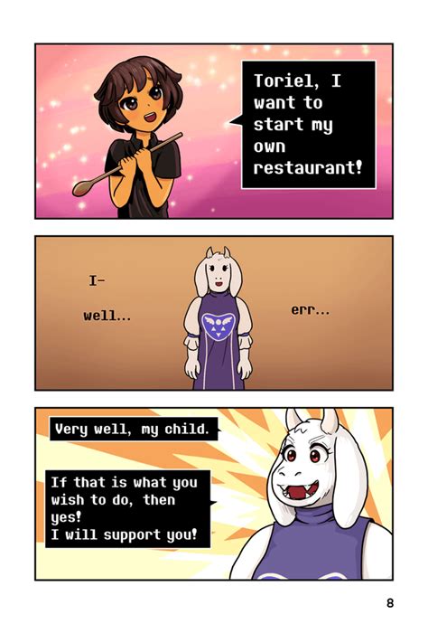 Tori And Frisk Career Counseling Cafe Frisk Rundertale