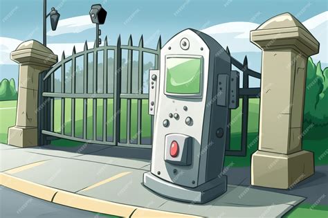premium ai image home villages automatic barrier gate security system