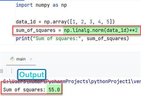 Numpy Sum Of Squares In Python 6 Methods