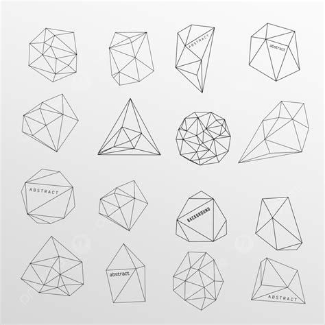 Abstract Polygon Pattern Vector Hd Images Abstract Modern Background With Polygon Abstract