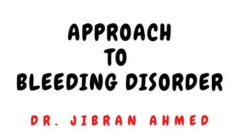 Cbc And Coagulation Profile Interpretation Med طب