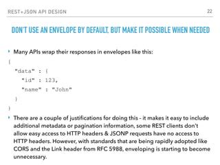 22 REST JSON API Design Burningkeyboards PDF