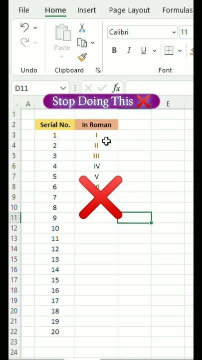 how to use roman function in excel excel tips and tricks youtube