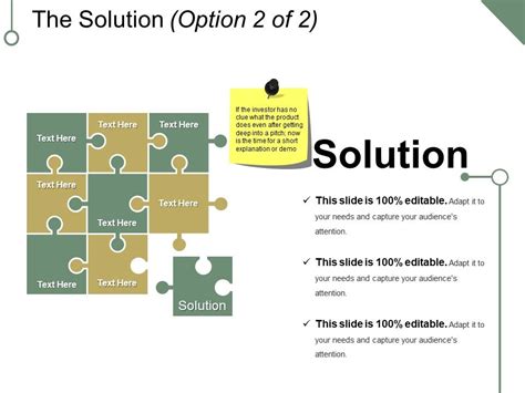 The Solution Template Ppt PowerPoint Presentation Infographics Maker