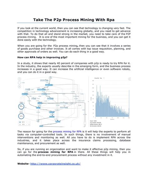Take The P2p Process Mining With Rpa By Corporate Insight Issuu