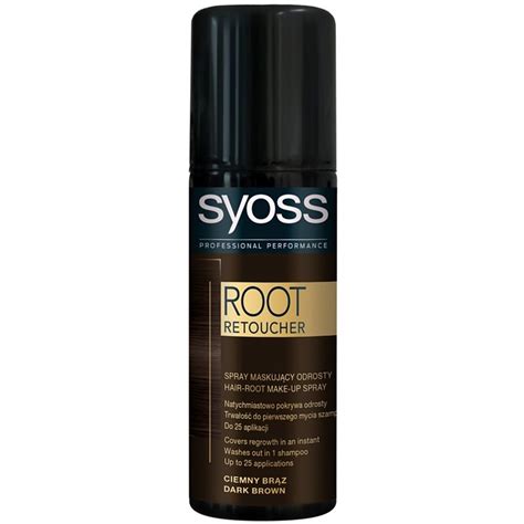 SYOSS ROOT RETOUCHER tónovací barva na odrosty ve spreji | notino.cz