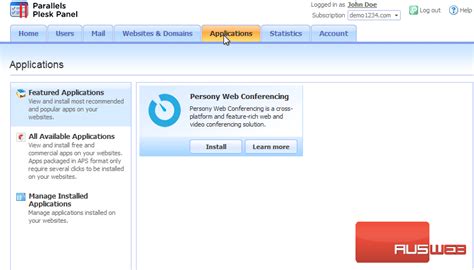 Becoming Familiar With The Plesk Interface Web24