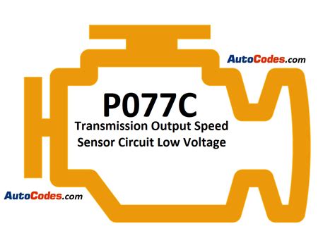 Code P077C GMC Transmission Output Speed Sensor Circuit Low Voltage