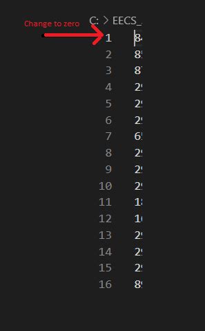 How Do I Change Visual Studio Code Line Number Settings To Start At Zero Stack Overflow